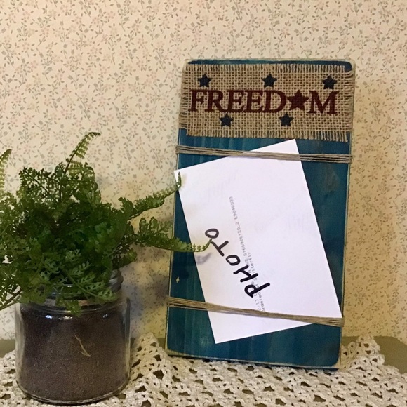 Accents | Freedom Frame From Refurbished Wood | Poshmark